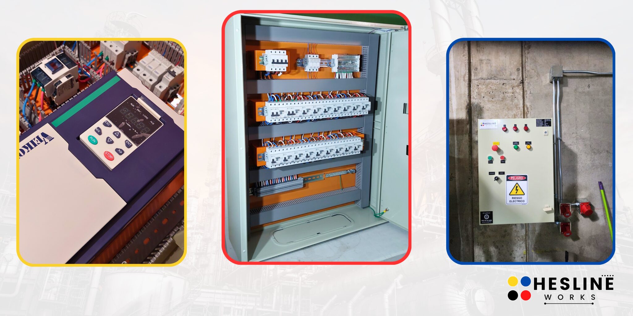 Armado de tableros eléctricos | Hesline Works | Montaje eléctrico | Diseños